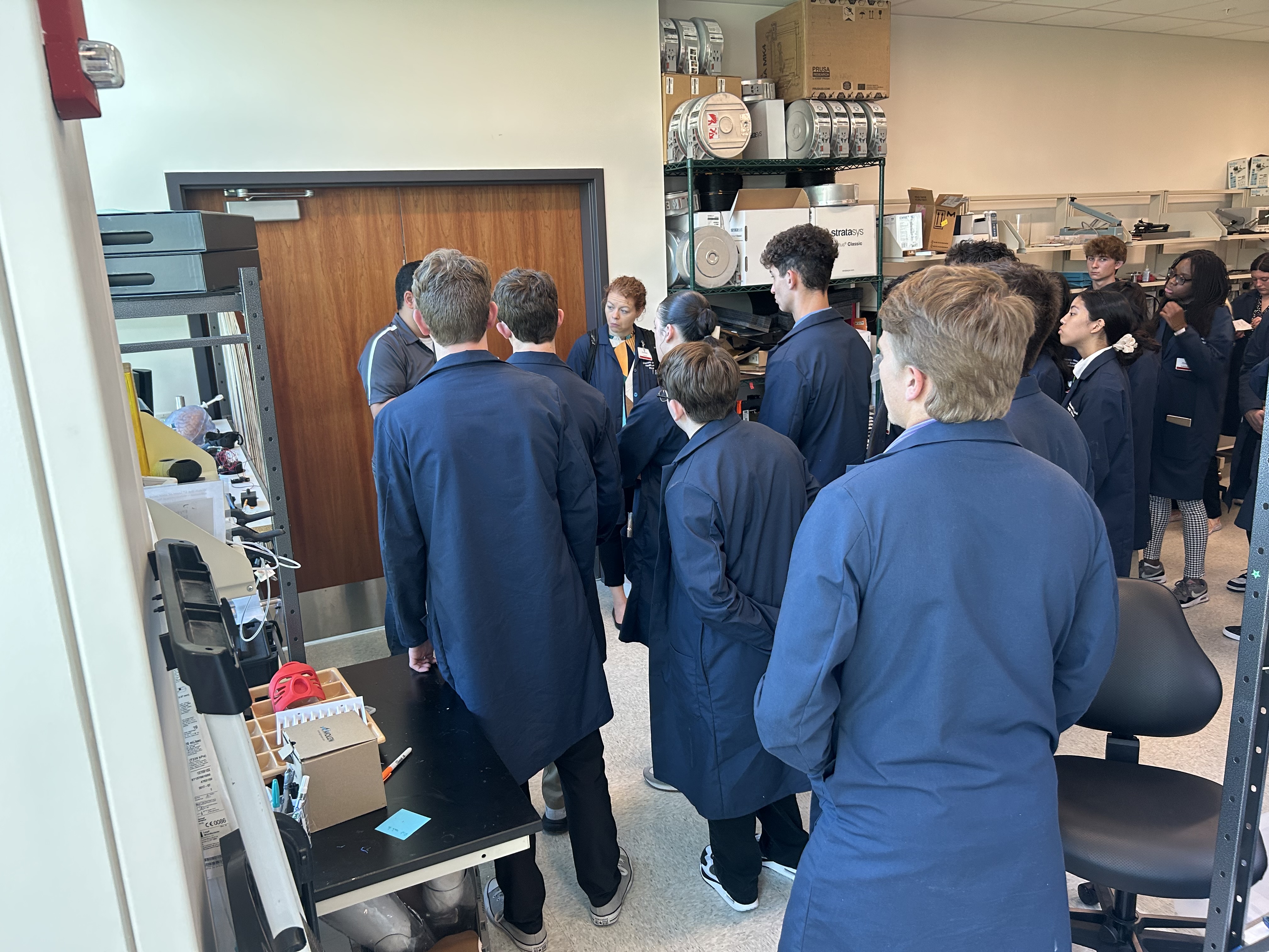 High school students tour BME facilities in preparation for future careers in medicine ...